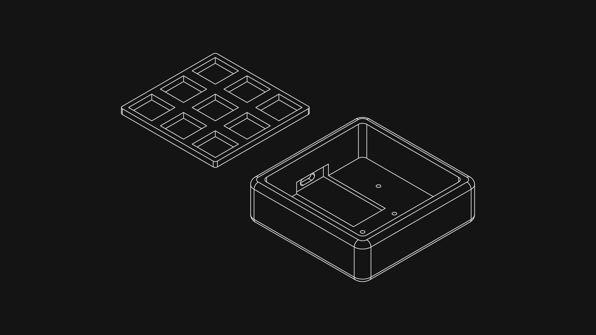 3D Printed Case for the Scotto9 Macropad – ScottoKeebs